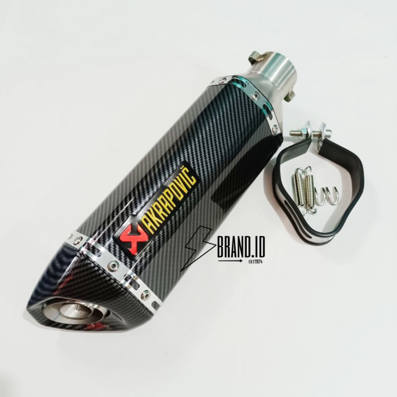 Universal IMPORTED CARBON EXHAUST AKRAPOVIC | Shopee Malaysia