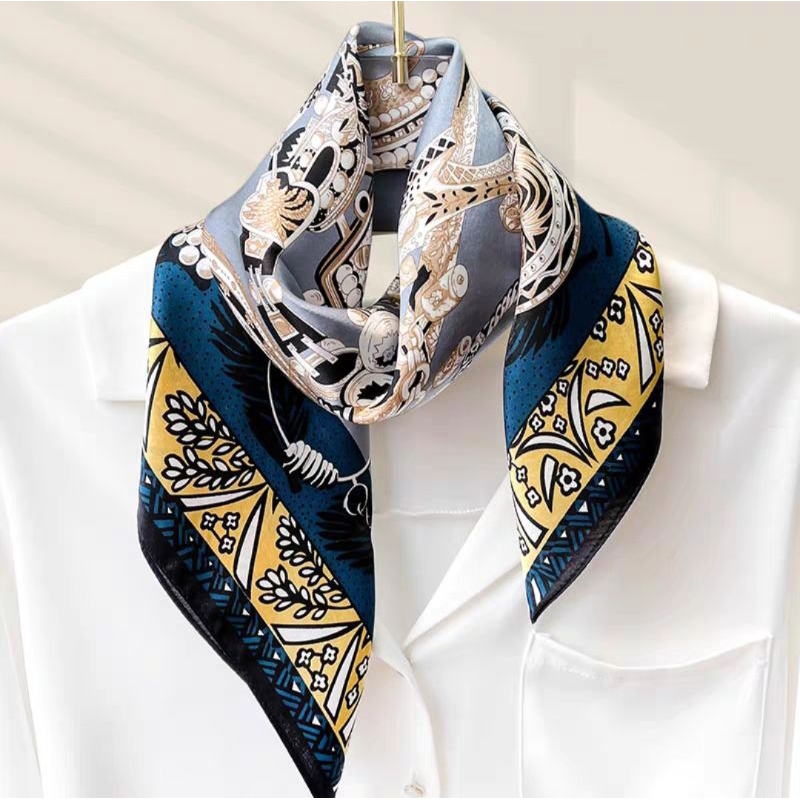 66 Rectangular Hijab Veils 110*110 Silk Premium Scarf Turkish Veil ...
