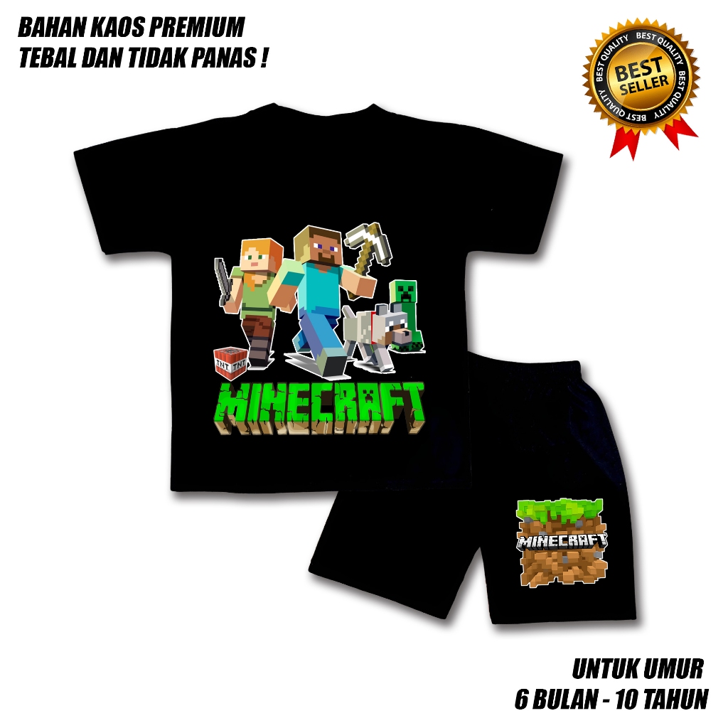 Premium Material MINECRAFT Pattern Boys Suits/0-10 Years Old Boys Suits ...