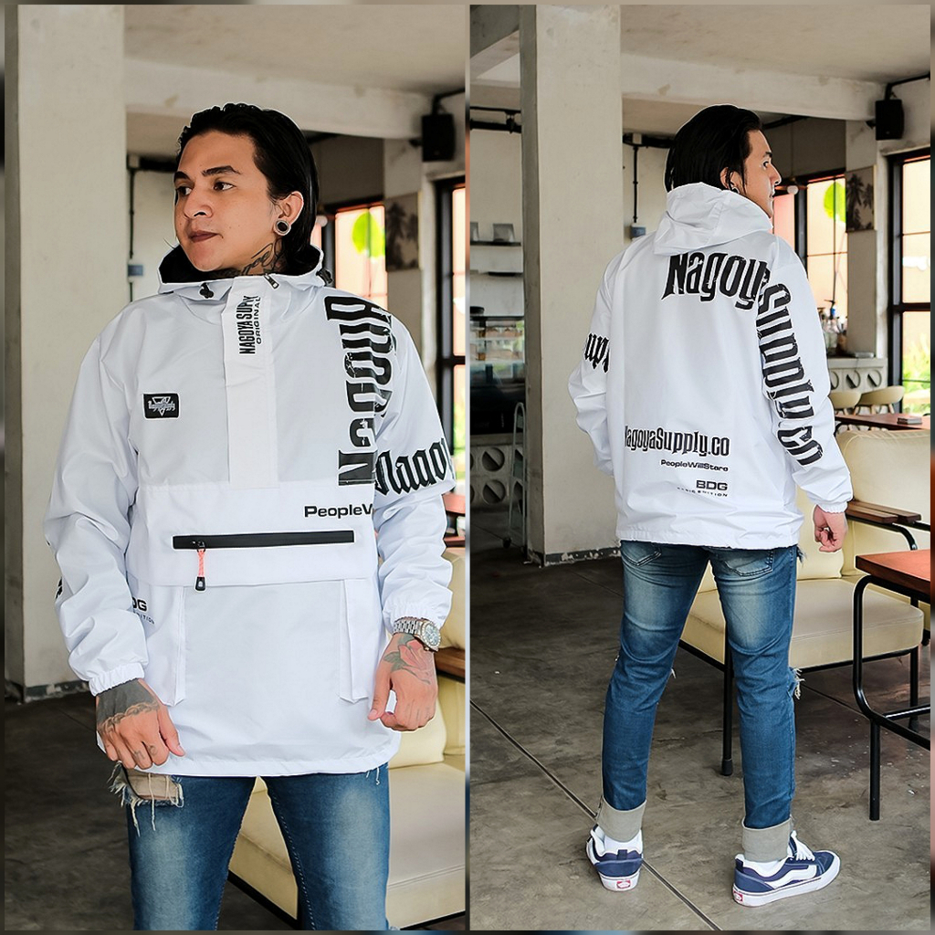 Men's Parachute Jacket - Jacket Original Nagoya Windbreaker - Jacket ...