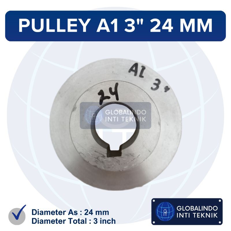 MESIN Pulley Pully Pulley Pulley Aluminum Engine Dynamo Compressor A1 3 ...