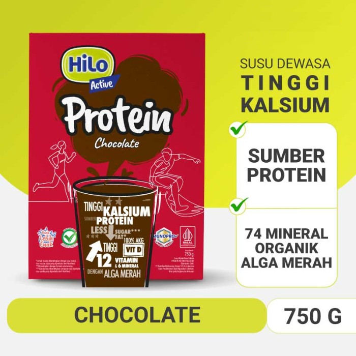 Hilo Active Protein Chocolate 750g - High Calcium Milk Lower Fat ...