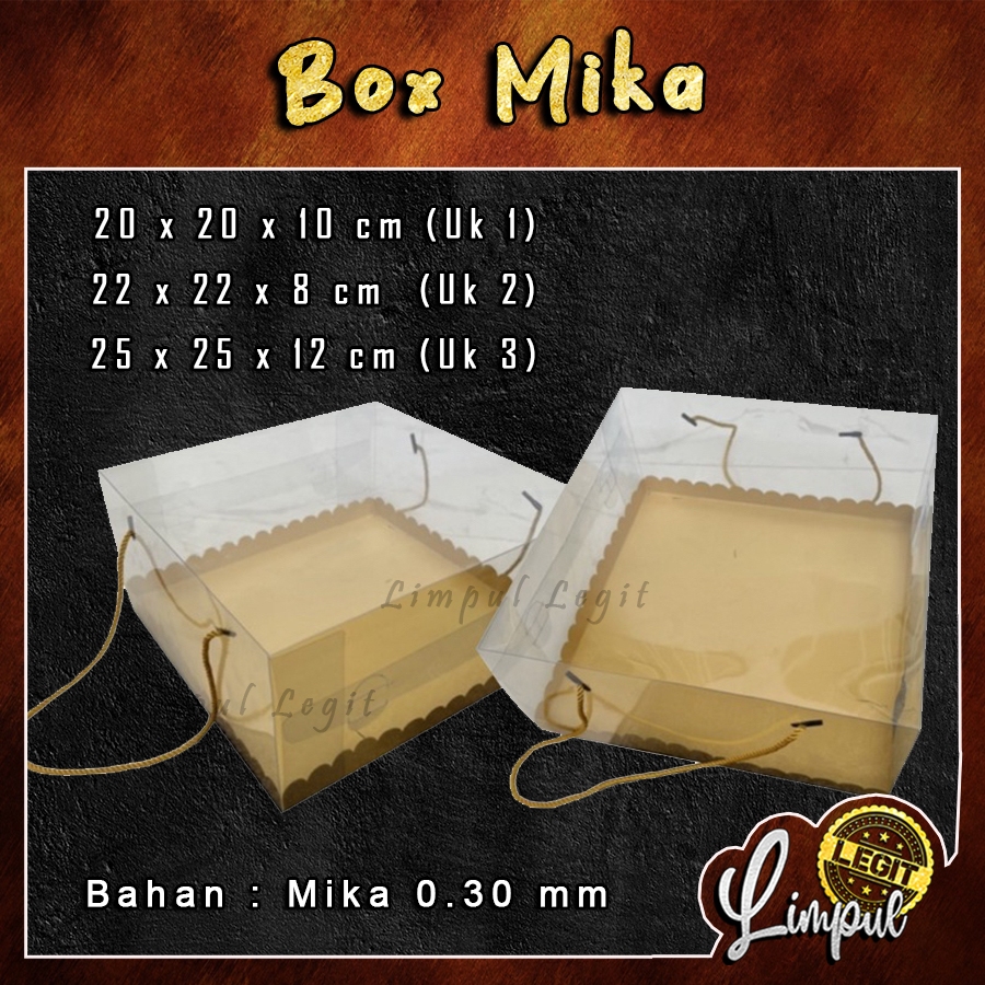 MIKA BOX | Cake Packaging Box | Layer Cake Packaging | Tart Sponge Cake ...