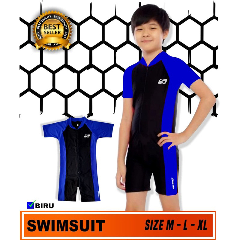 Banu Swimsuit For Elementary School Children - Short Diving SD Swimsuit ...