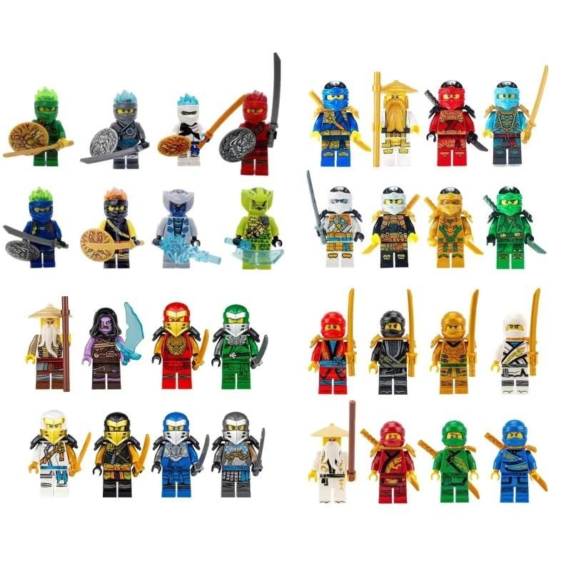 Children's Toys Building Blocks Ninja Figure Full Accessories ...