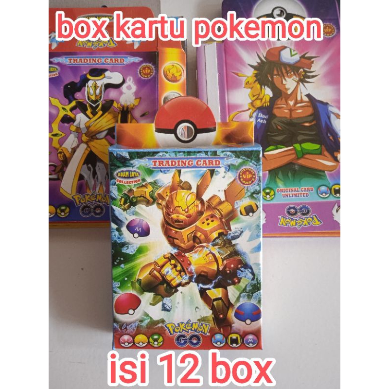 Pokemon card box contains 12 boxes | Shopee Malaysia
