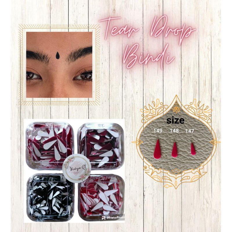Bindi Tear drop/diamond Premium quality 1 box | Shopee Malaysia