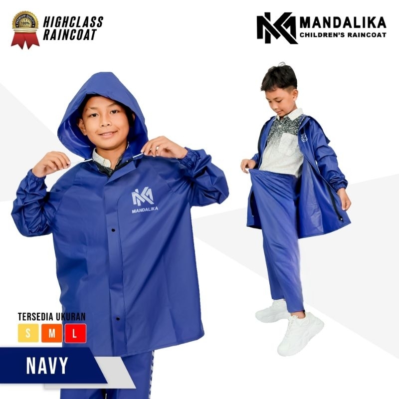 Mandalika KIDS Raincoat/Thick Children's Coat/Motorcycle Rain Coat/KIDS ...