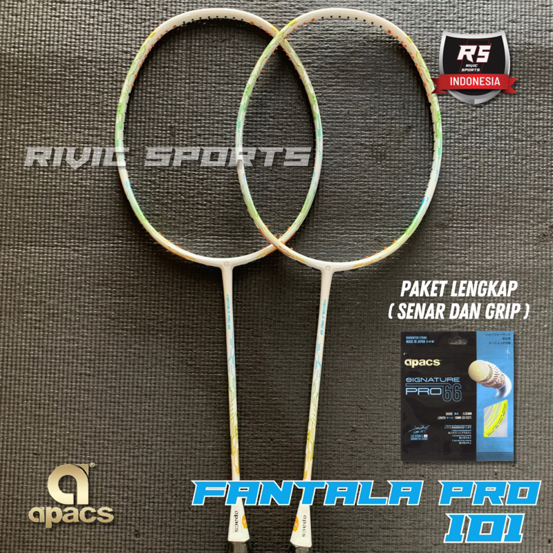 Apacs FANTALA PRO 101 Badminton Racket Original 100% Strings and Grip ...