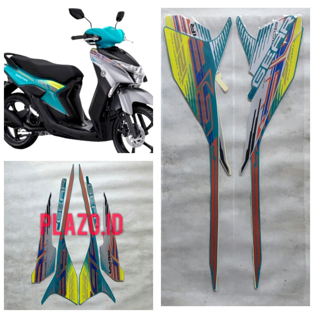 Yamaha gear 125 2024 tosca Motorcycle Trim Sticker striping | Shopee ...