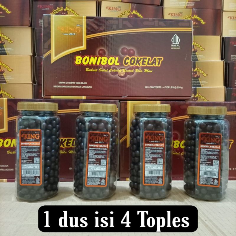 Bonibol Chocolate D'king Chocolate 1 pack (4 Jars) | Shopee Malaysia