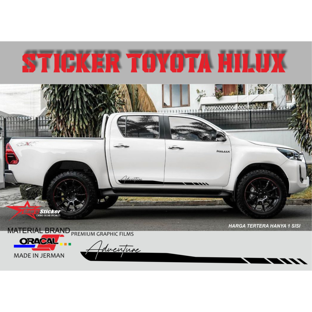 Toyota HILUX STICKER TOYOTA HILUX ACCESSORIES | Shopee Malaysia