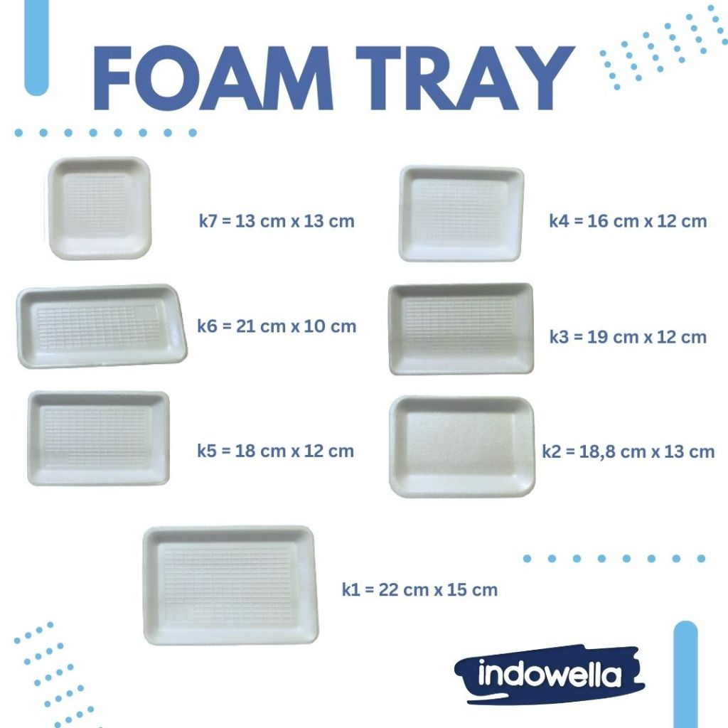 Styro foam Tray Fruit Meat Fish Vegetables KCS and LUX brands per 50pcs ...