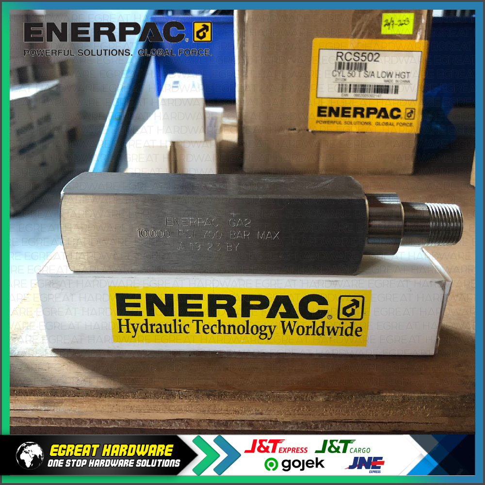 Enerpac GA2 Gauge Adapter 1/2 in NPT Gauge Port 10,000 psi | Shopee ...