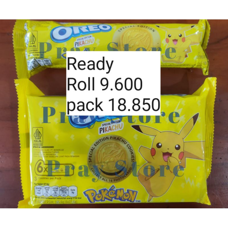 {Ready} Oreo Pokemon Pikachu Choco Banana | Shopee Malaysia