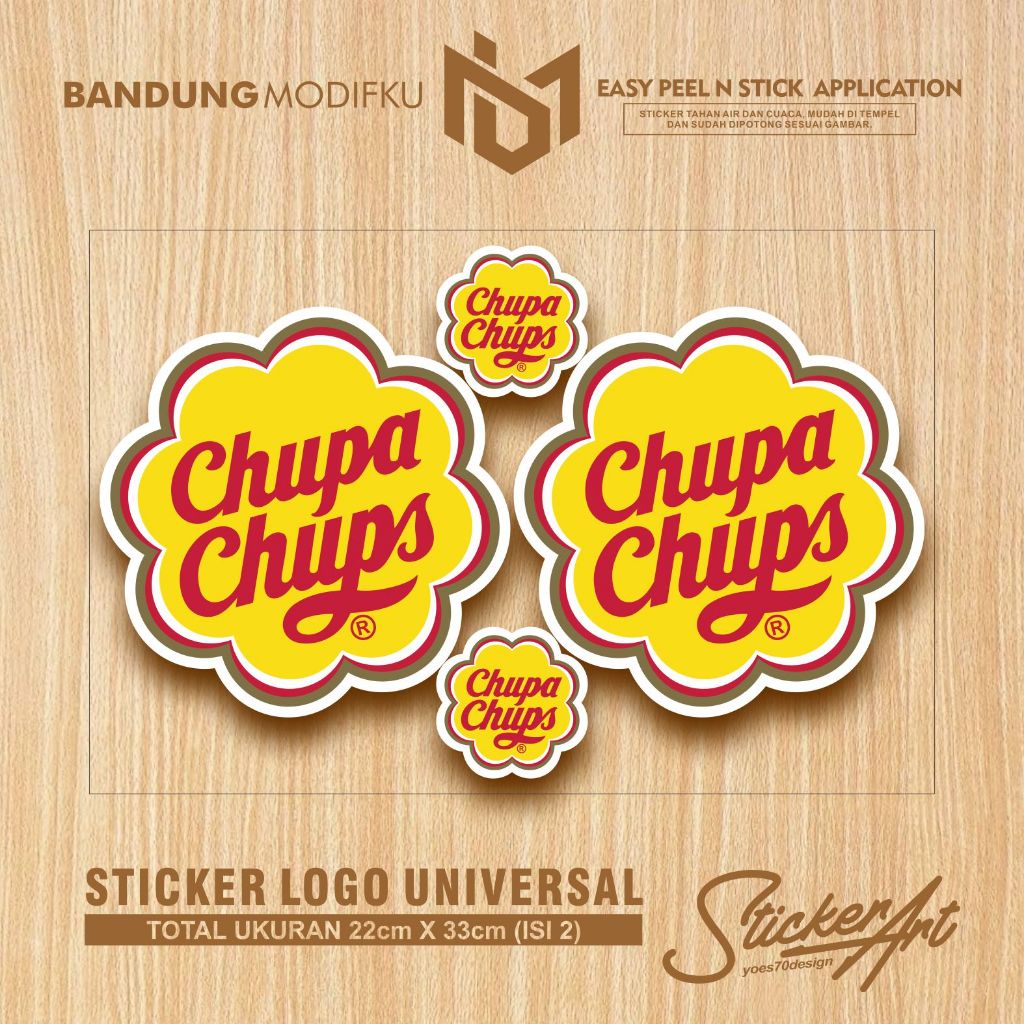 Logo STICKER / STICKER / TRADE BRAND LOGO / NOT CHUPA CHUPS | Shopee ...