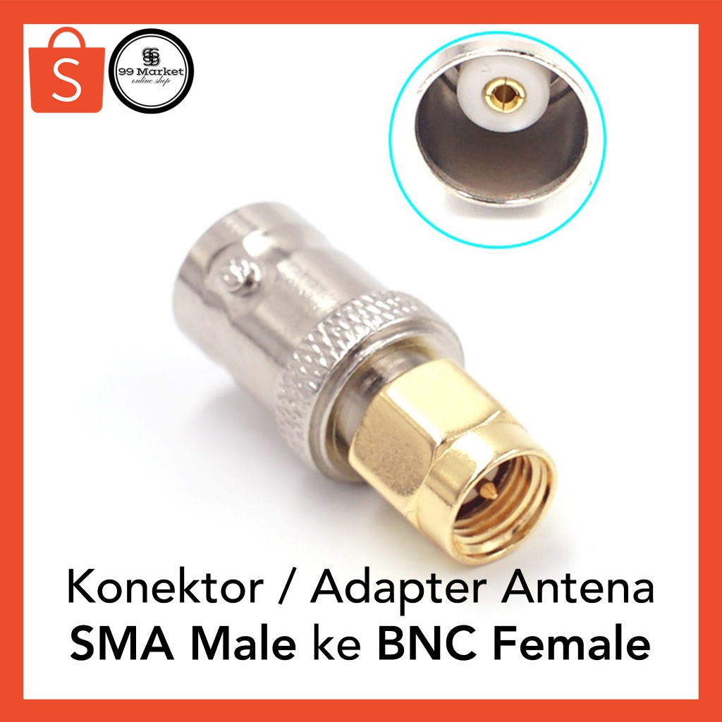 Sma Male to BNC Female Connector NanoVNA RTL SDR Antenna Adapter Connector | Shopee Malaysia