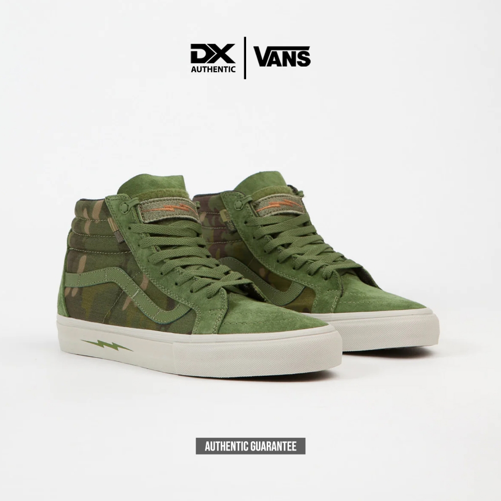 Vans Sk8 Hi Notchback Defcon Multicam Jungle | Shopee Malaysia