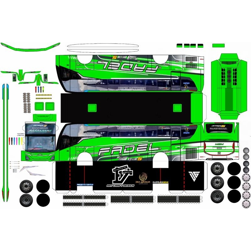 Jb5 MAUDI MINIATURE BUS STICKER PRICE | Shopee Malaysia