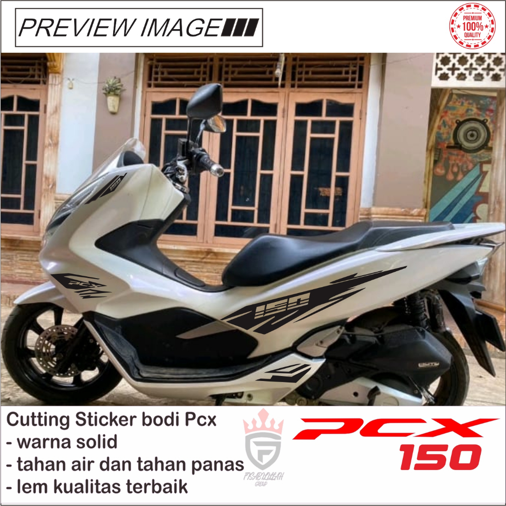 01 FULL BODY STICKER PCX 150/ CUTTING STICKER PCX 150/STICKER HONDA PCX ...