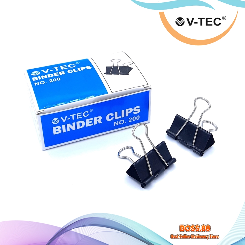 Binder CLIP/V-TEC 200 BINDER CLIP (1 BOX) | Shopee Malaysia