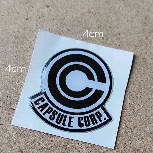 Capsule CORP resin sticker emblem | Shopee Malaysia