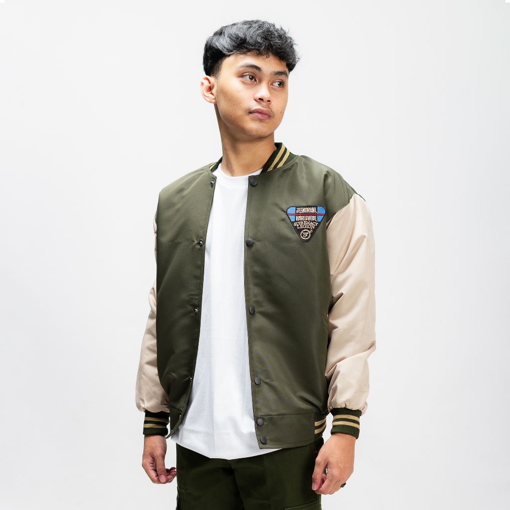 Jeen | Comma ACR Varsity Jacket | Shopee Malaysia