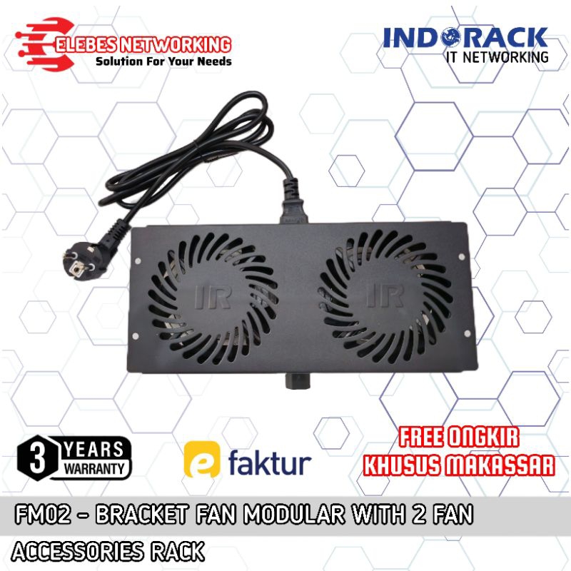 Fm02 MODULAR FAN w/2 FAN for CLOSE RACK INDORACK Server RACK | Shopee Malaysia