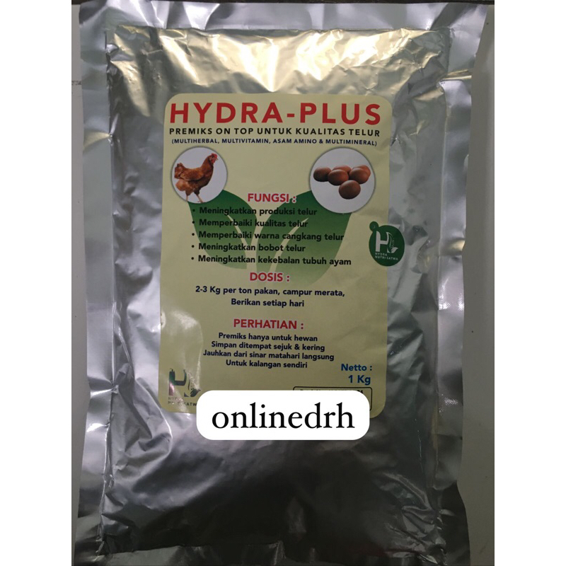 Premix TOP HYDRA PLUS Laying Chicken (Layer) Production @1KG HYDRAPLUS ...