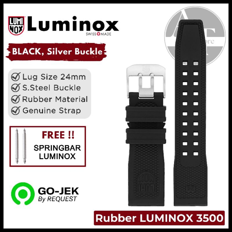Official ORIGINAL Luminox Watch Strap / Rubber Strap Luminox 3500 24mm ...