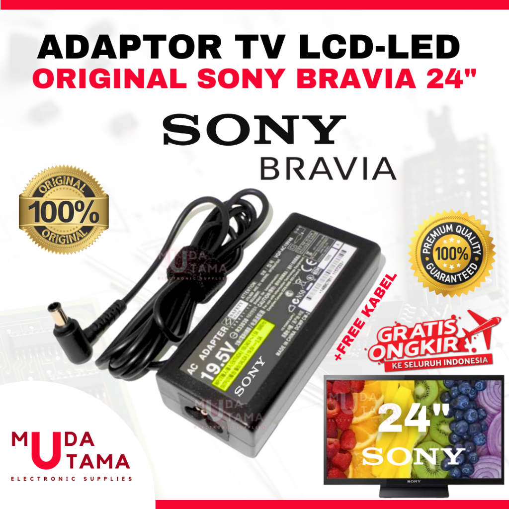 ORIGINAL SONY LCD/LED/SMART BRAVIA 24 INCH TV ADAPTER - SONY BRAVIA 24 ...