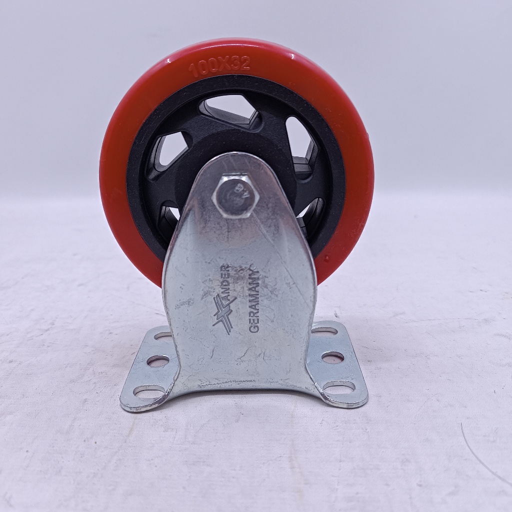 MERAH Xander Pvc Red Wheels 100mm Dead 4inch Wheels 4inch Wheels Dead ...