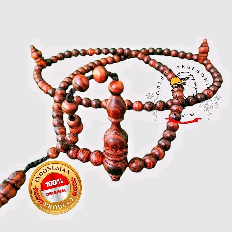 KAYU Muslim Tasbih Wunglen Sultan Agung Wood Original Super Rare dim ...