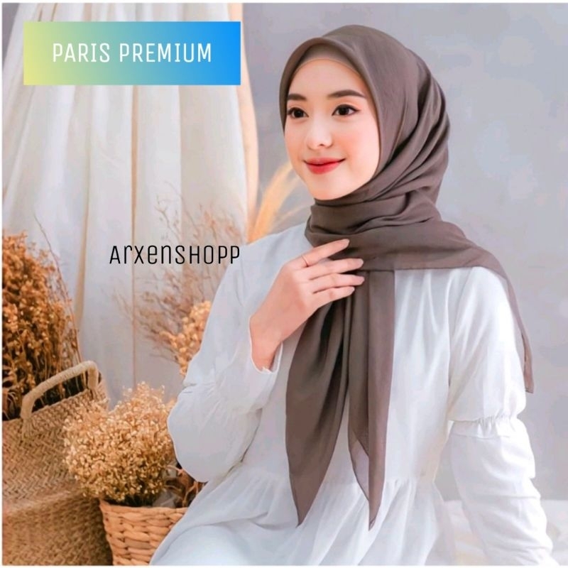 Paris PREMIUM POUCH/PARIS PREMIUM RECTANGULAR HIJAB/TRENDY HIJAB ...