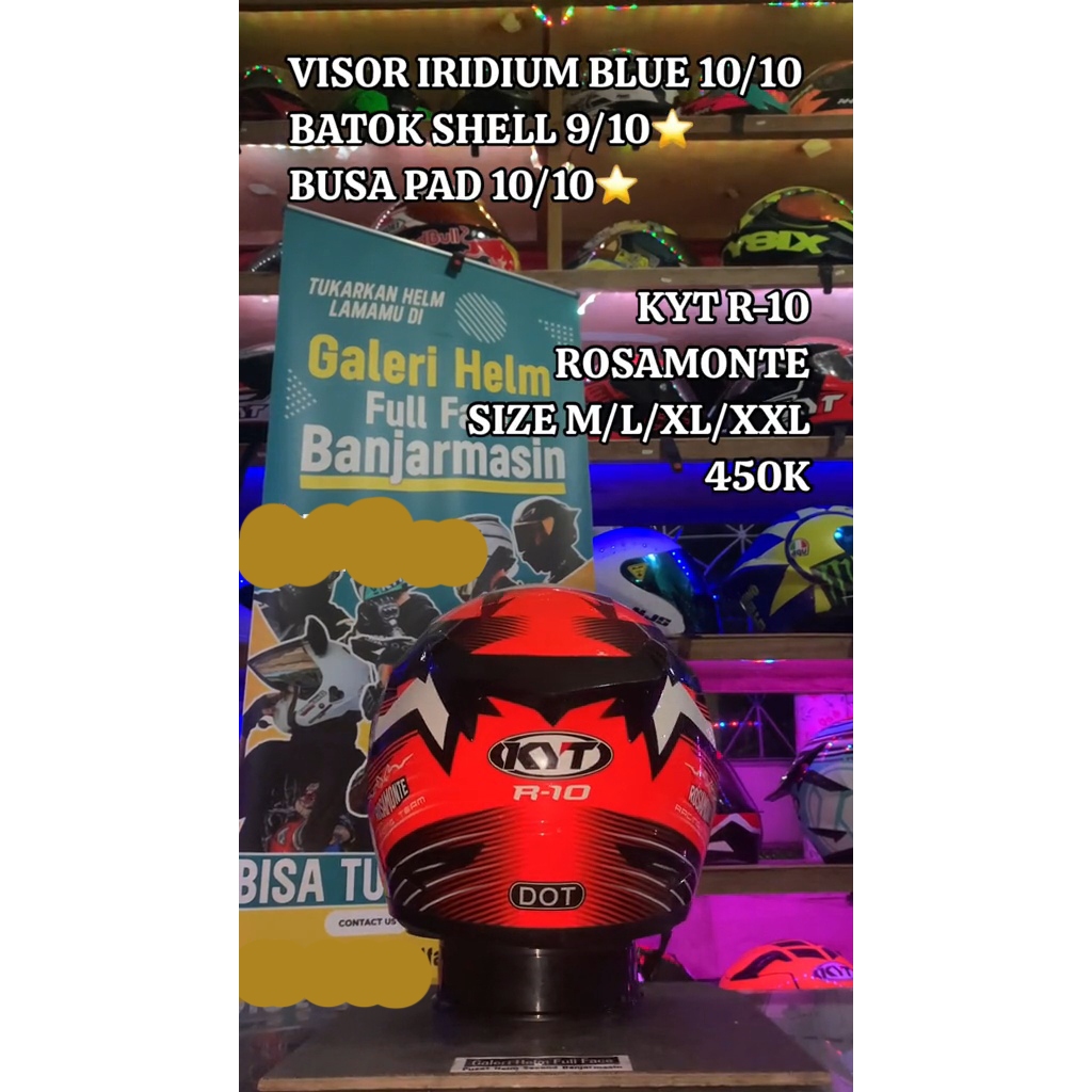 Kyt R-10 ROSAMONTE (Can Request Size) | Shopee Malaysia