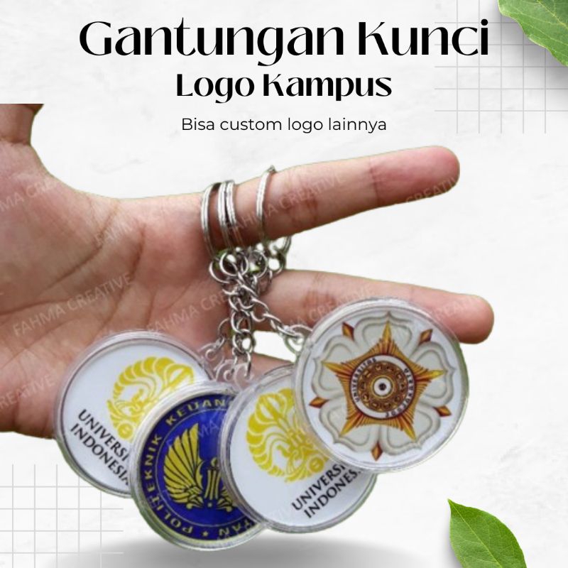 GANTUNGAN University Campus Keychain (UGM, ITB, UI, UNAIR, IPB, STAN ...