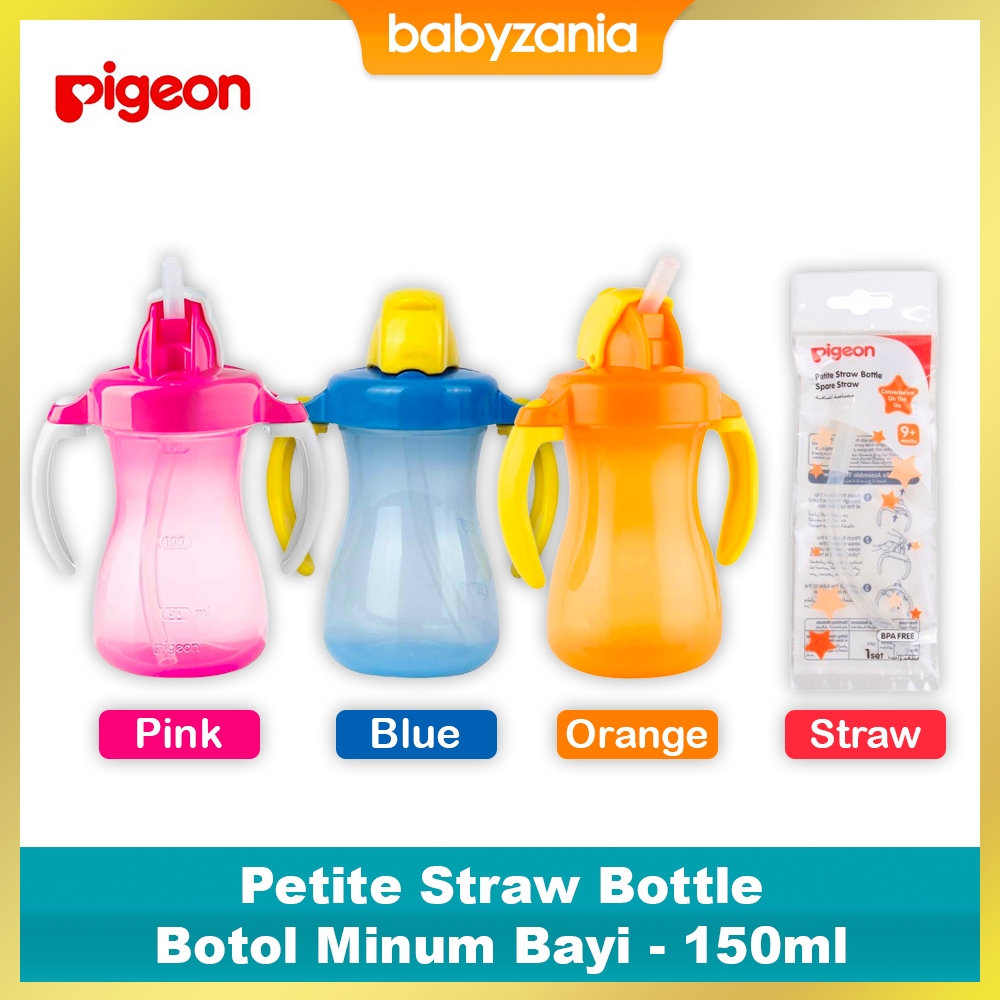Pigeon Petite Straw Bottle Baby Drinking Bottle - 150 ml | Shopee Malaysia