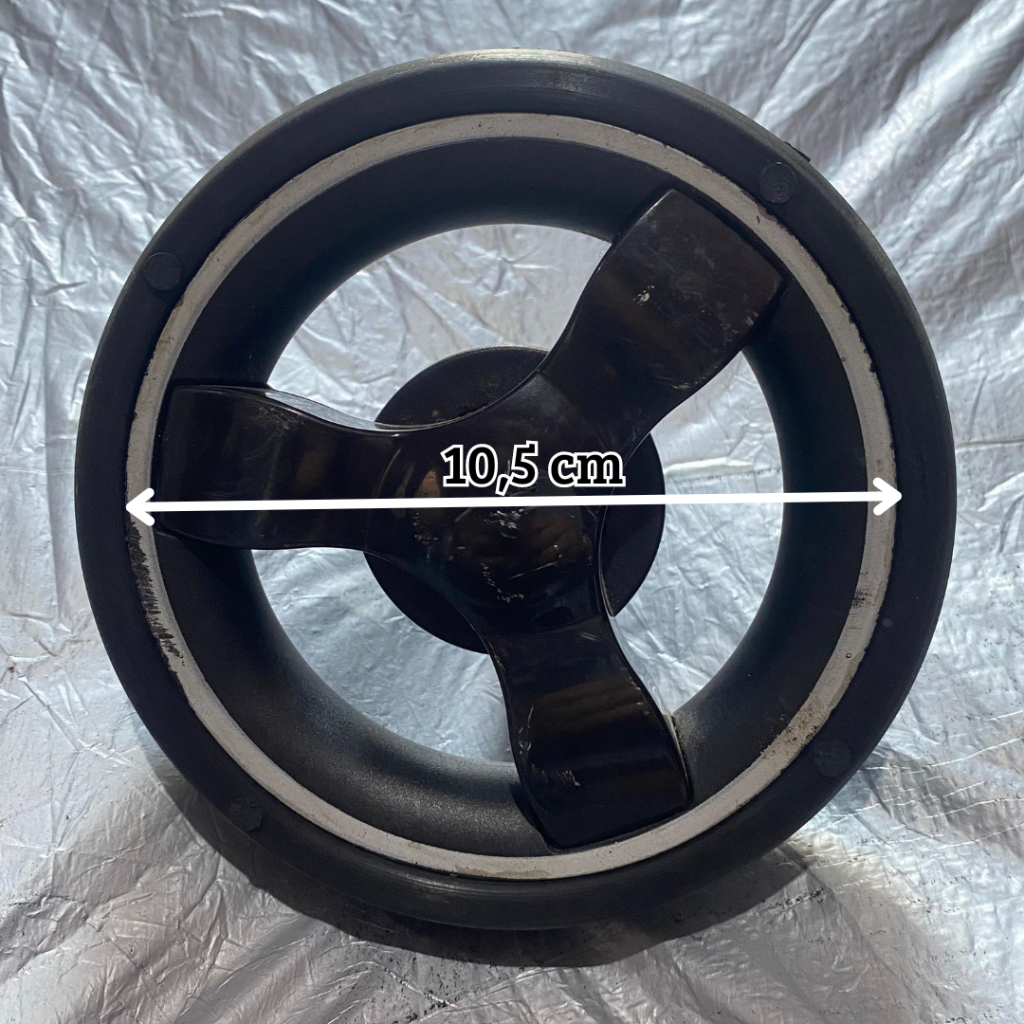 Rubber Baby Stroller Wheel Tires Rim Diameter 10.5cm WHEELER | Shopee ...