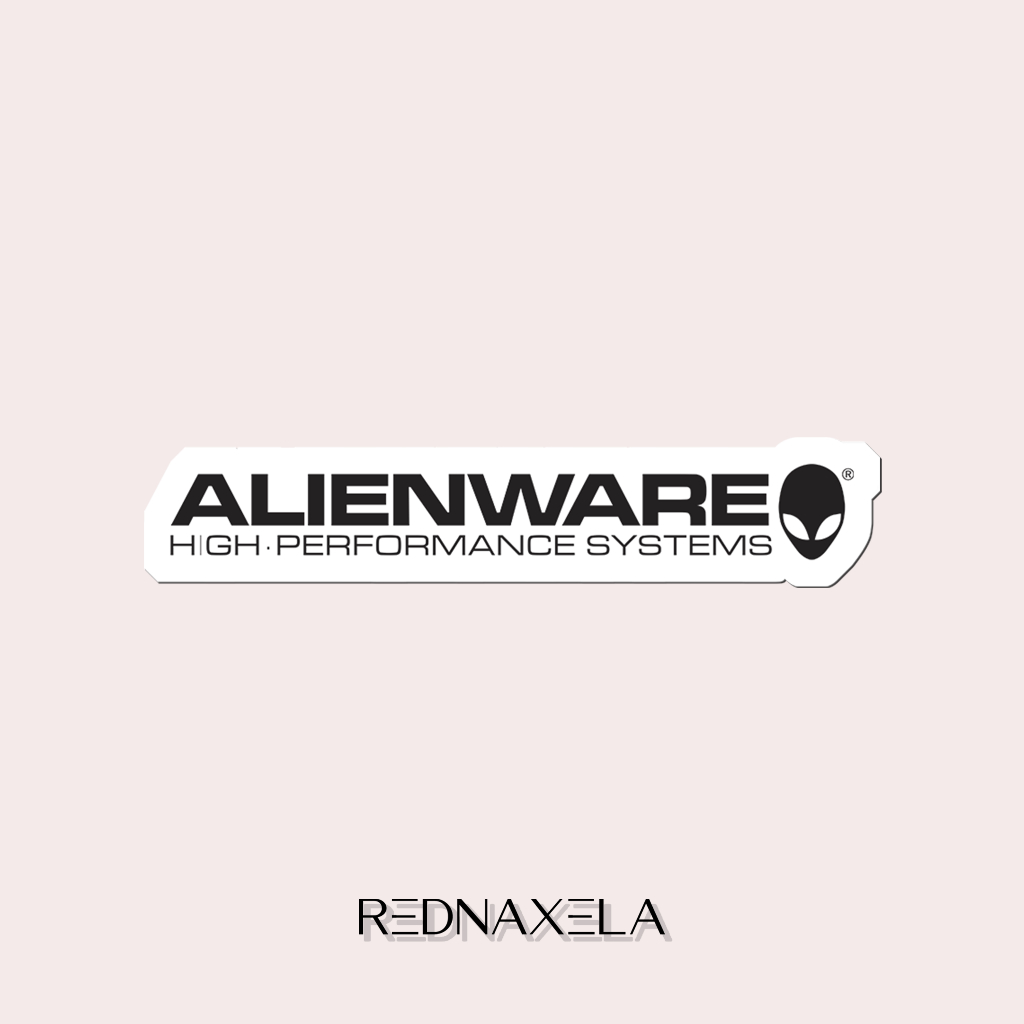 Vinyl Sticker Alienware Outdoor Suitcase Sticker Waterproof Sticker ...