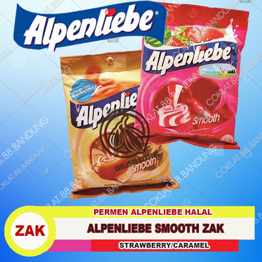 Alpenliebe Smooth 125g Contents 50 - Strawberry, Caramel Flavored Candy ...