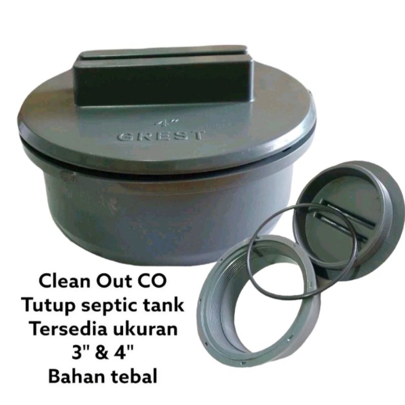 Clean Out 3" And 4" Inch Grest l Dop Pipe Cap Septic Tank Drain ...