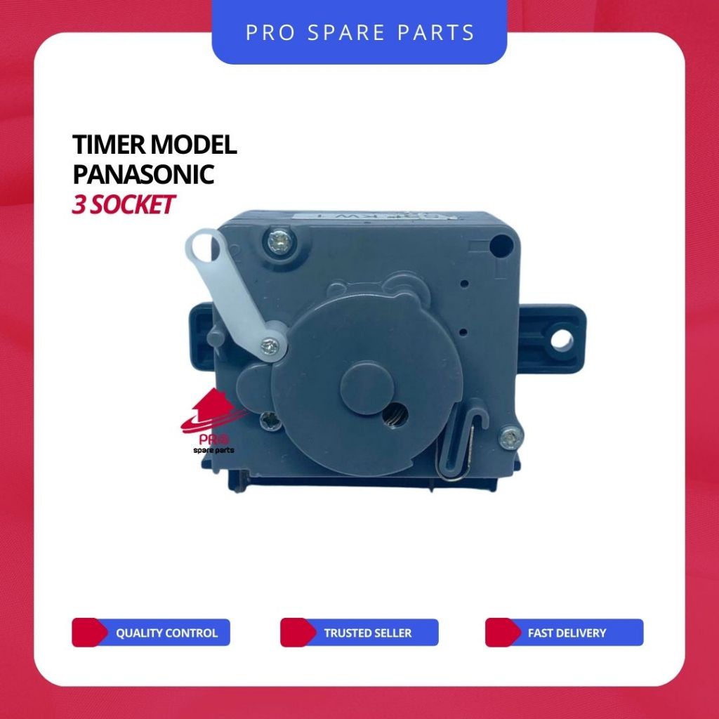 MESIN PANASONIC Model 3 Socket Washing Machine Timer - 3 Pin Box ...