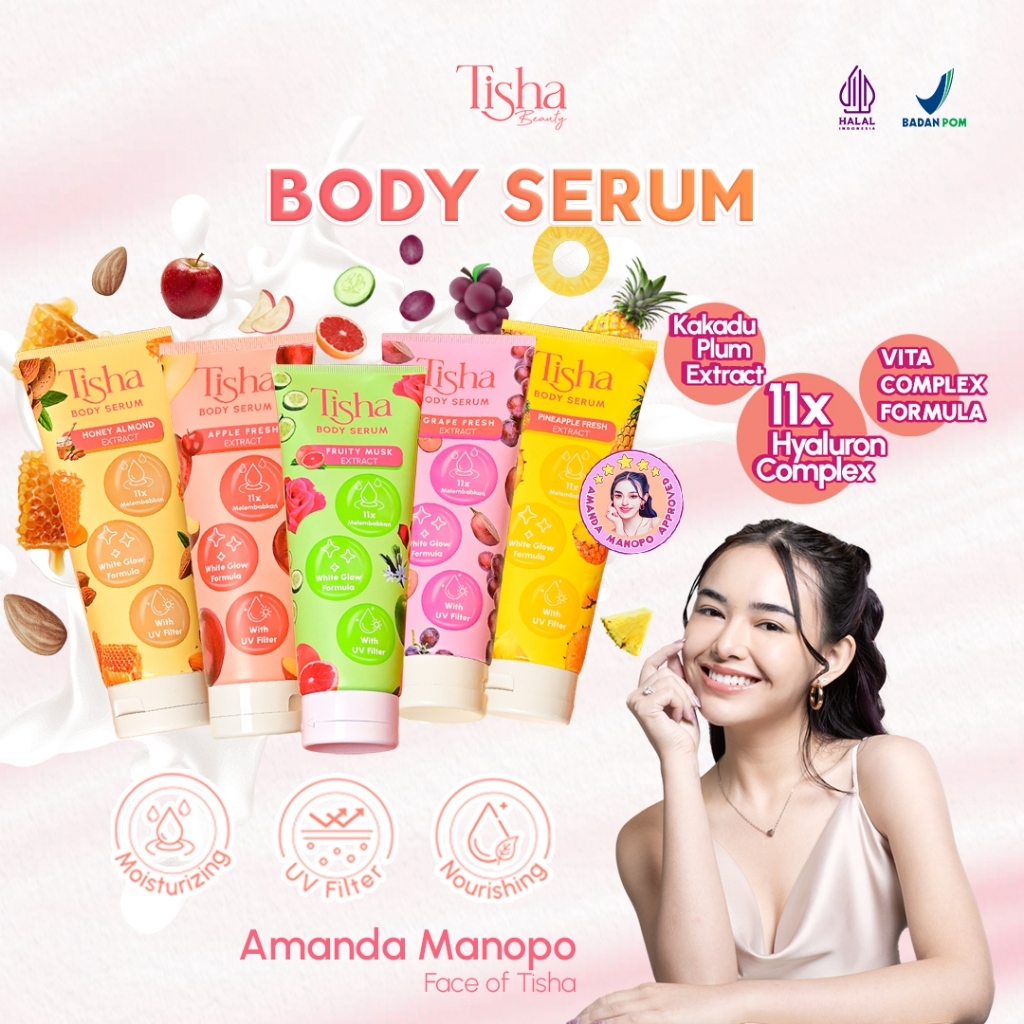 Tisha Body Serum with UV Filter 150ml - Tisha Body Lotion | Shopee Malaysia