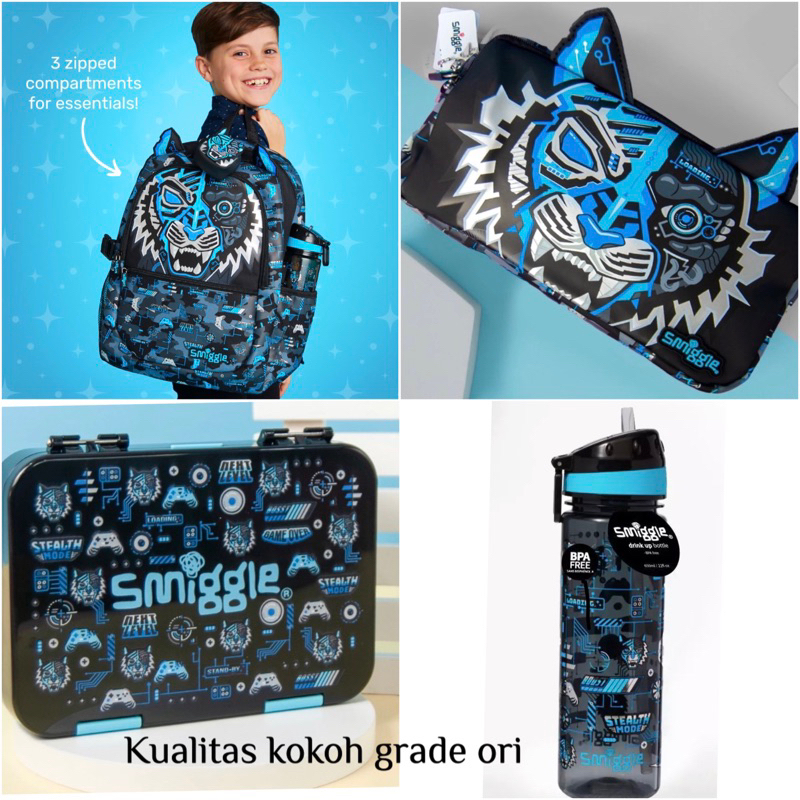 NEW TIGER BLUE SMIGGLE SD ORIGINAL GRADE QUALITY MORE STURDY | Shopee ...