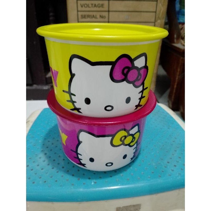 Hello Kitty Tupperware 1set (2Pcs) | Shopee Malaysia