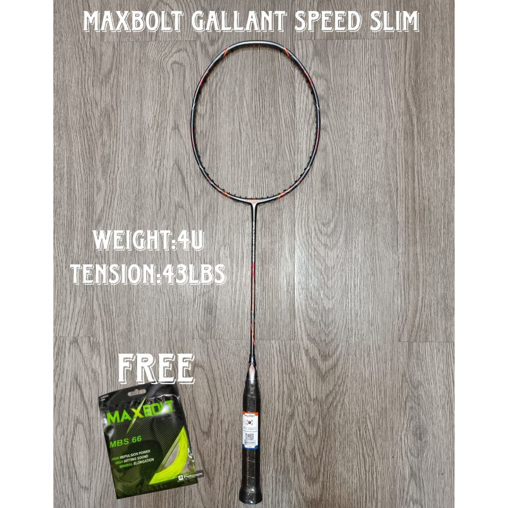Maxbolt Gallant speed slim Original Racket | Shopee Malaysia