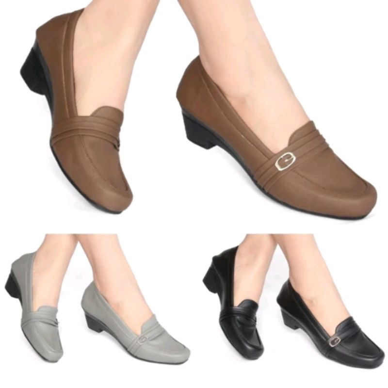 xiren 5cm Platform Heels Formal Women's Wedges Shoes for Office Work ...