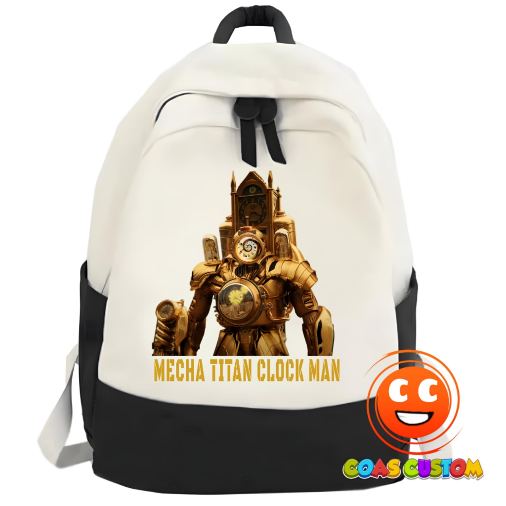 Mecha TITAN CLOCKMAN SKIBIDI TOILET Backpack For Kids | Shopee Malaysia