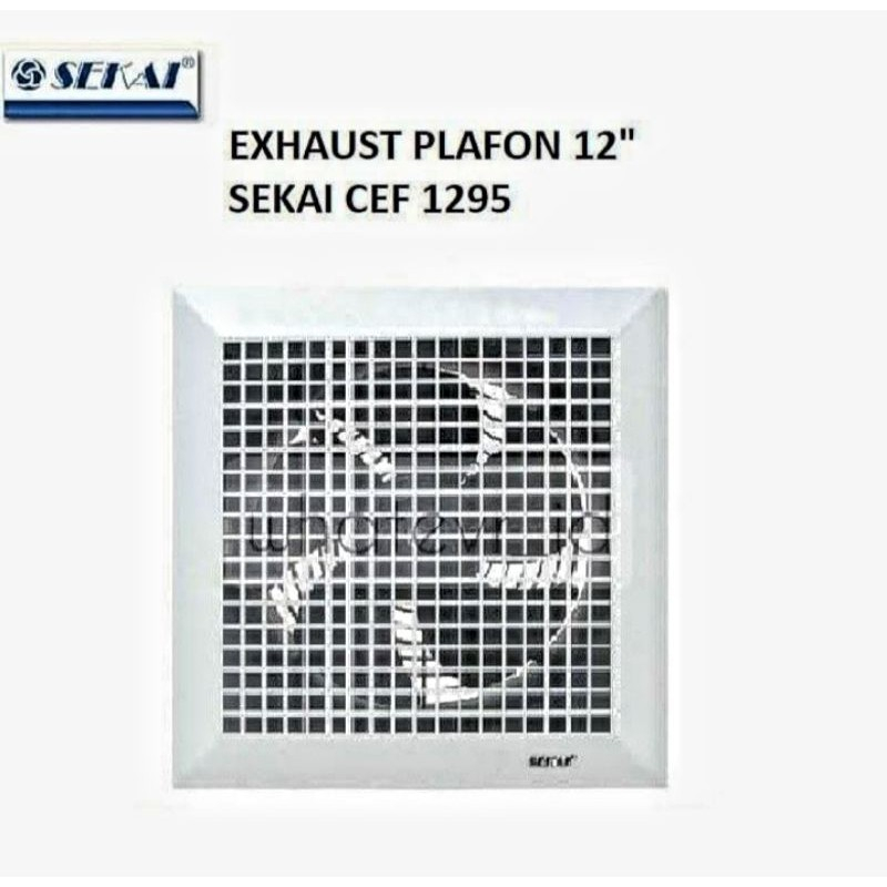 Exhaust Fan Ceiling Sekai Ceiling CEF 1295, Exhaust Fan Suction Fan ...