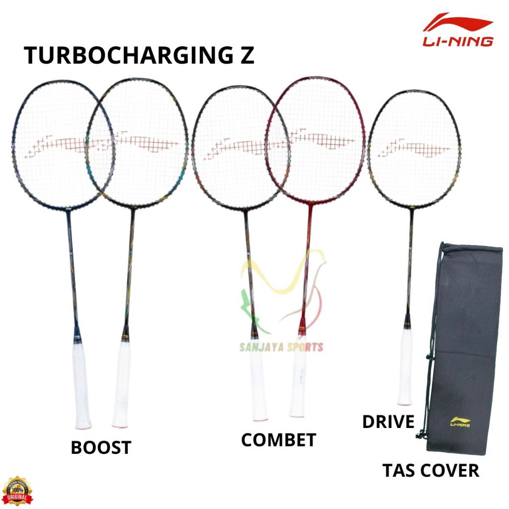 LINING TURBO CHARGING Z BOOST COMBAT DRIVE ORIGINAL BADMINTON RACKET ...